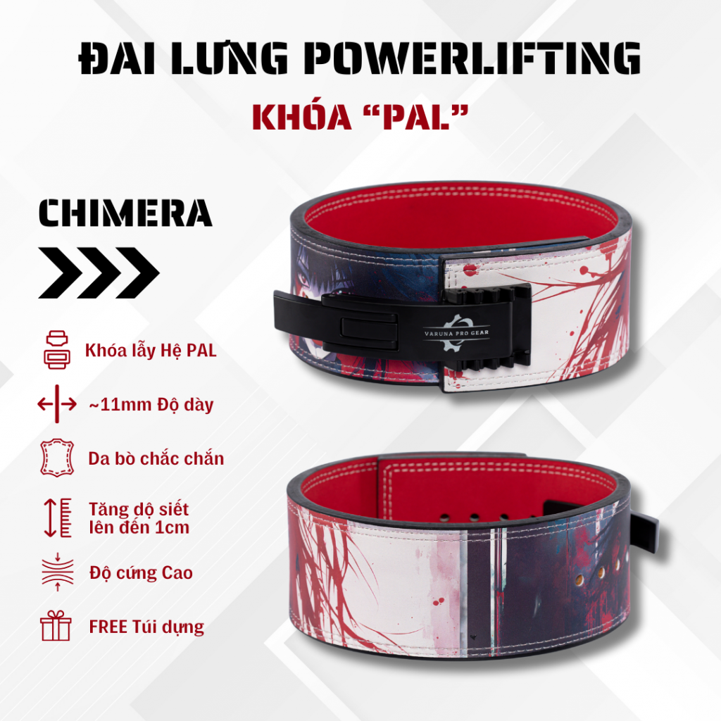 Đai cứng VARUNA Chimera khóa PAL - Varuna SHOP