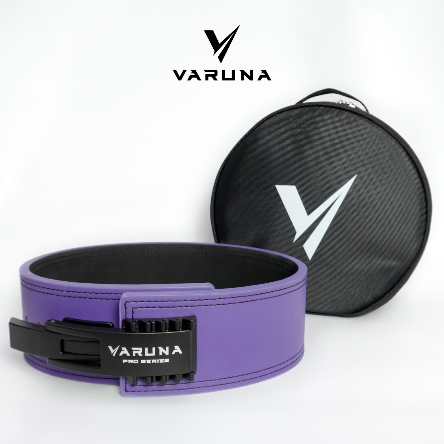Đai Lưng Tập Gym VARUNA Stealth 10mm Khóa PAL/VAL Tím Royal - Varuna SHOP
