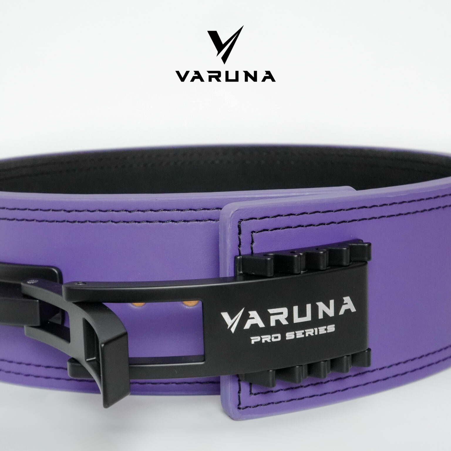 Đai Lưng Tập Gym VARUNA Stealth 10mm Khóa PAL/VAL Tím Royal - Varuna SHOP