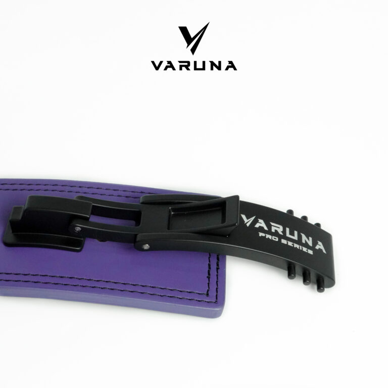 Đai Lưng Tập Gym VARUNA Stealth 10mm Khóa PAL/VAL Tím Royal - Varuna SHOP